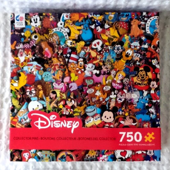 Disney | Games | Disney Collector Trading Pins Ceaco Puzzle 75 New ...
